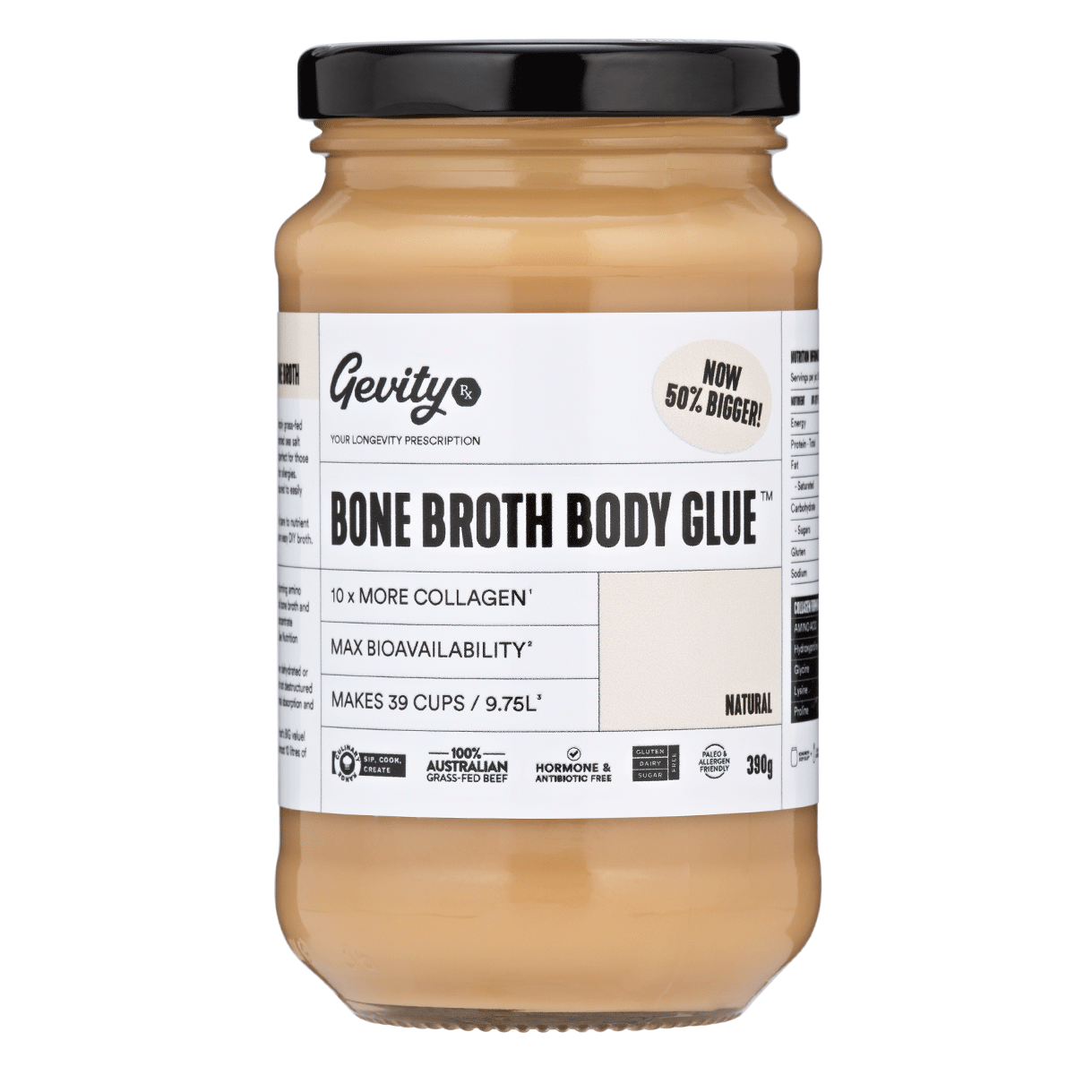 Bone Broth - Natural (Jar) – Bottoms Up Colonics Pty Ltd