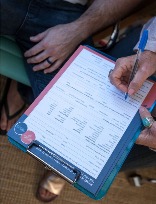 New Client Intake Form – Bottoms Up Colonics Pty Ltd